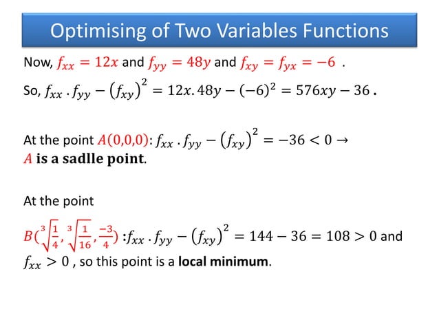 Basic calculus (ii) recap | PPT