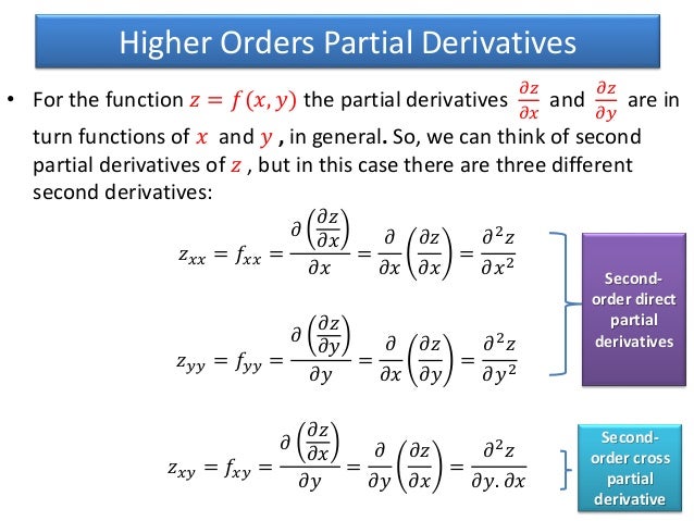 Basic calculus (ii) recap