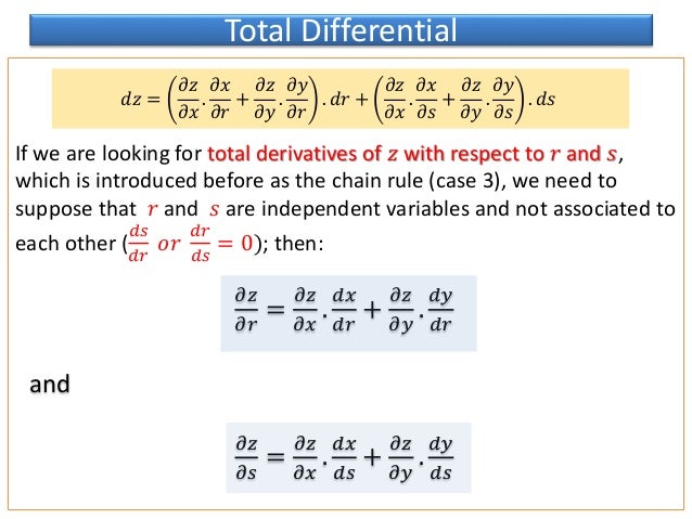 Basic calculus (ii) recap