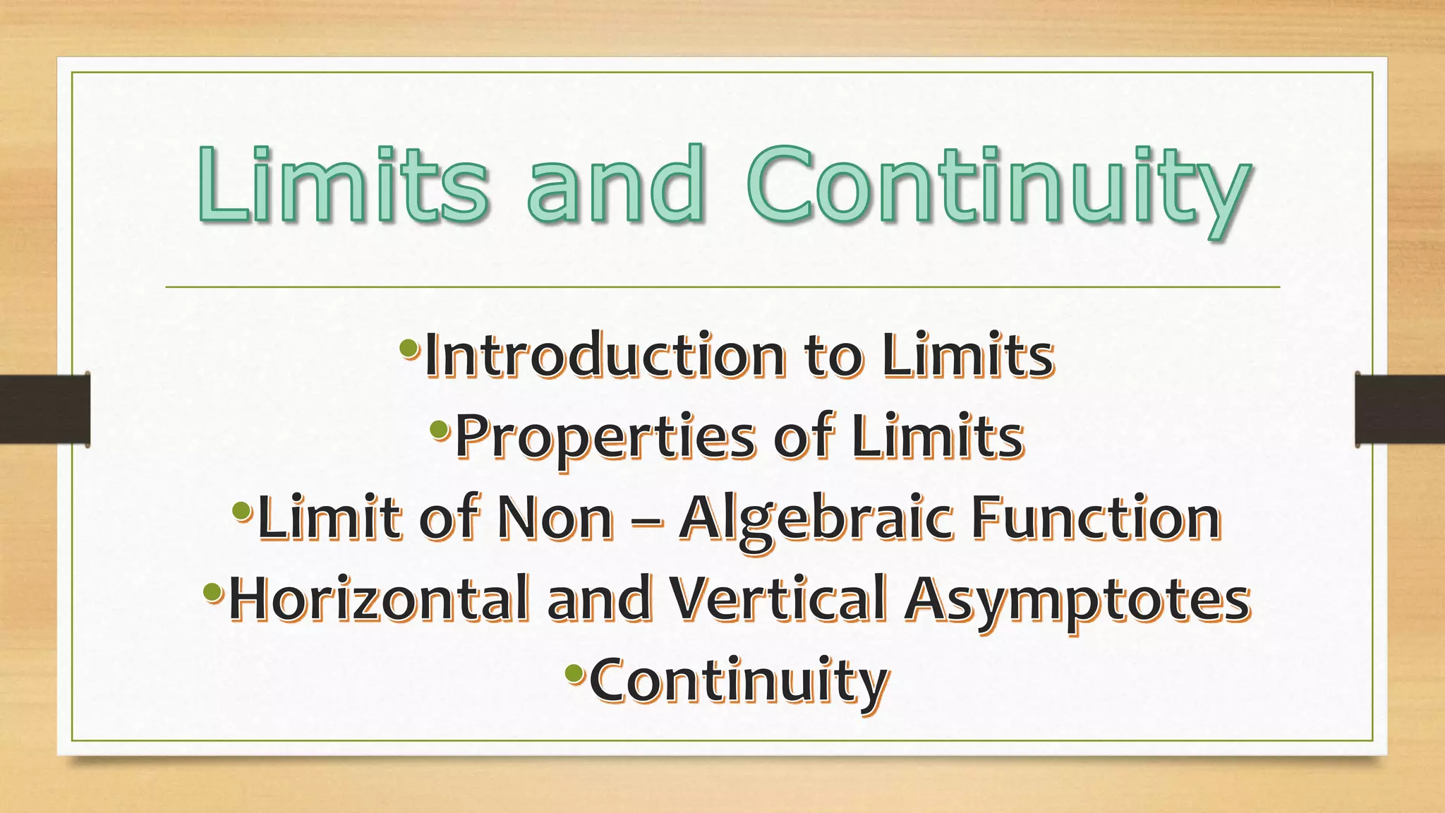 Basic Calculus Lesson 1 | PPTX