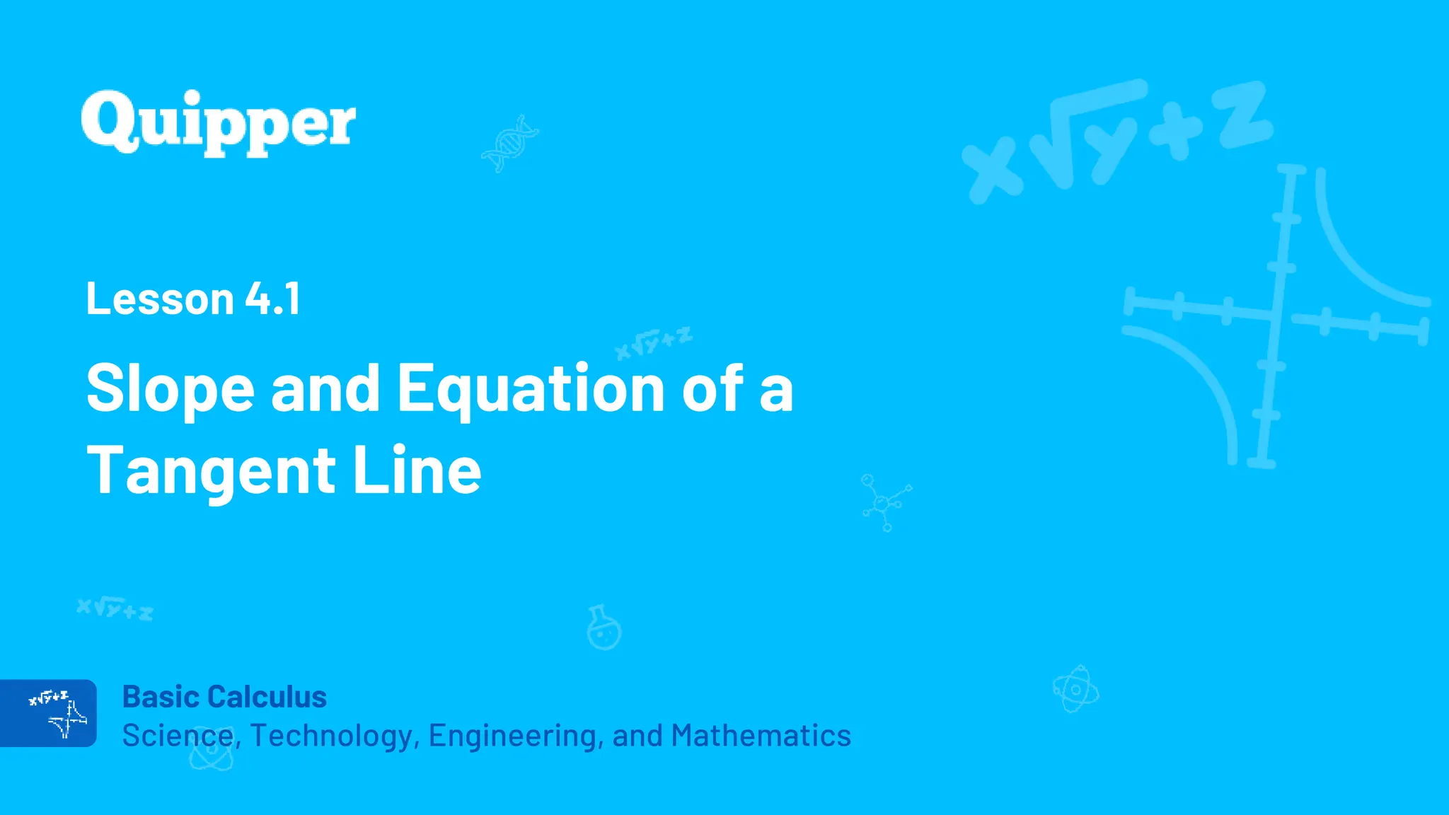 Basic Cal Lesson 3 Slope of a Tangent Line | PPTX