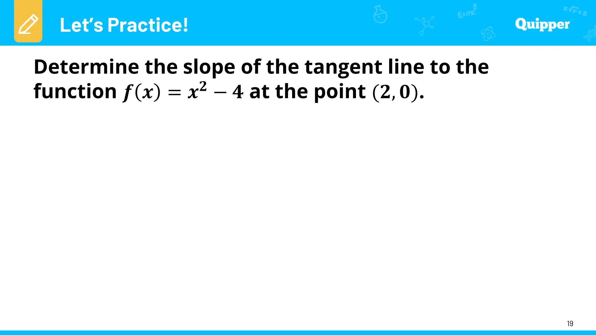 Basic Cal Lesson 3 Slope of a Tangent Line | PPTX