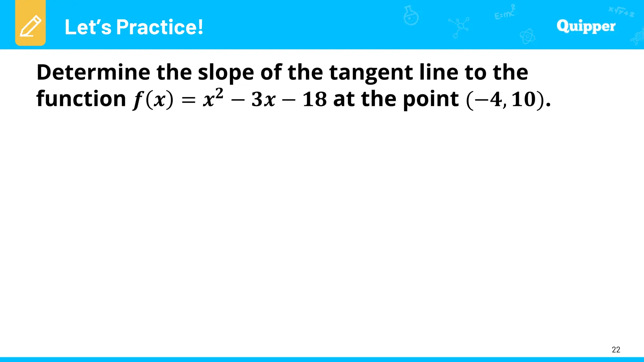 Basic Cal Lesson 3 Slope of a Tangent Line | PPTX