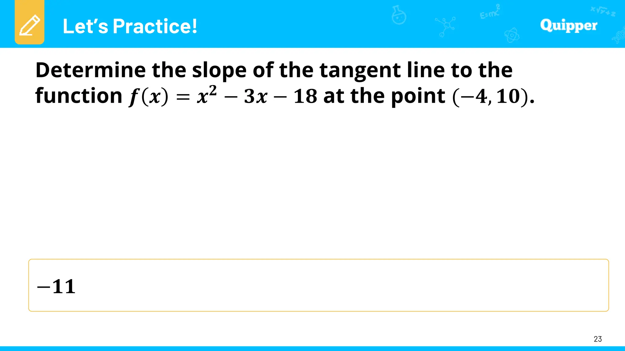 Basic Cal Lesson 3 Slope of a Tangent Line | PPTX