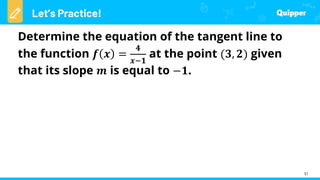 Basic Cal Lesson 3 Slope of a Tangent Line | PPTX