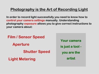 Basic camera controls | PDF | Photography | Arts and Crafts