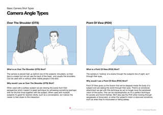 A Beginner's Guide to Camera Shots and Angles | PDF