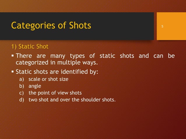 Basic Camera Composition - Shots and Angles in Filmmaking by Warda ...