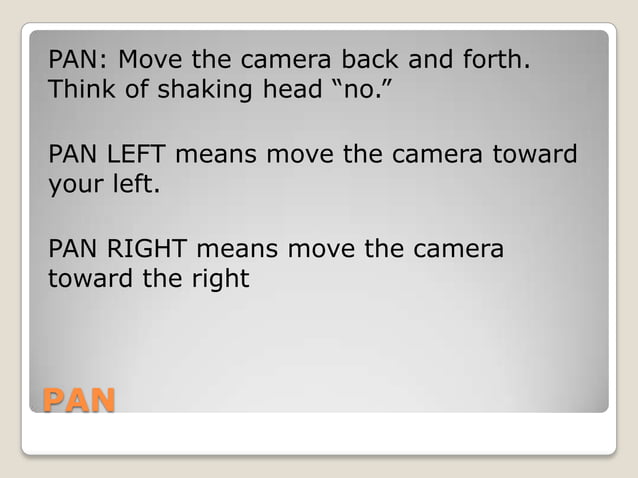 Basic camera shots module 4 | PPTX | Cameras and Camcorders | Consumer Electronics