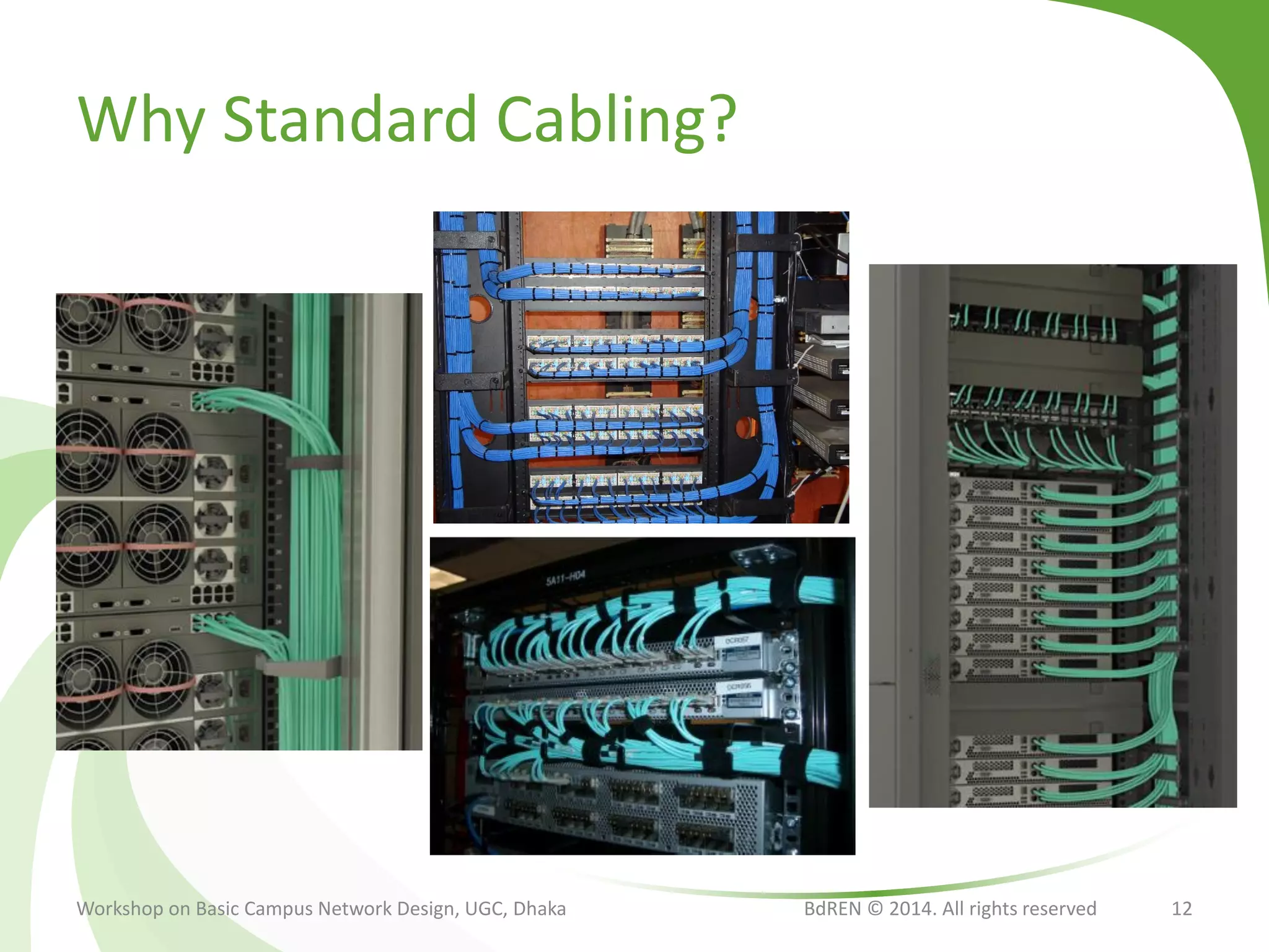 Basic Campus Network Design - Network Cabling System | PDF