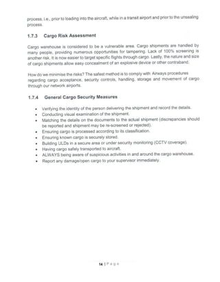Basic cargo course manual | PDF