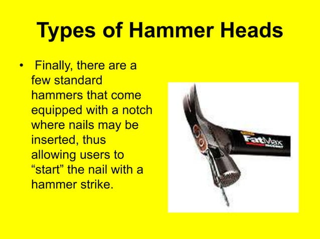 Basic Carpentry Hand Tools- Hammers and safety | PPT