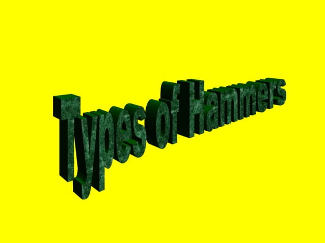 Basic Carpentry Hand Tools- Hammers and safety | PPT