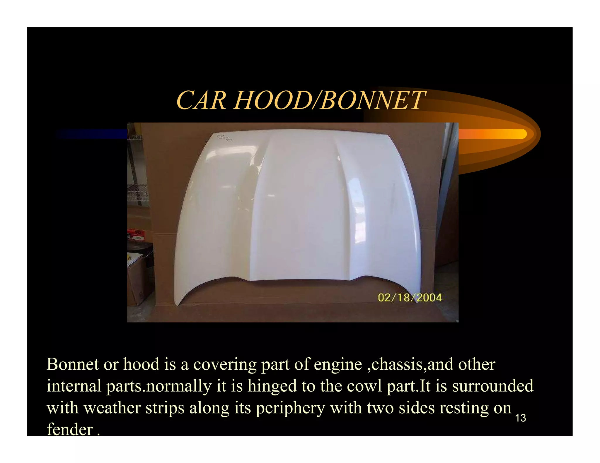 Basic car terminologies | PDF