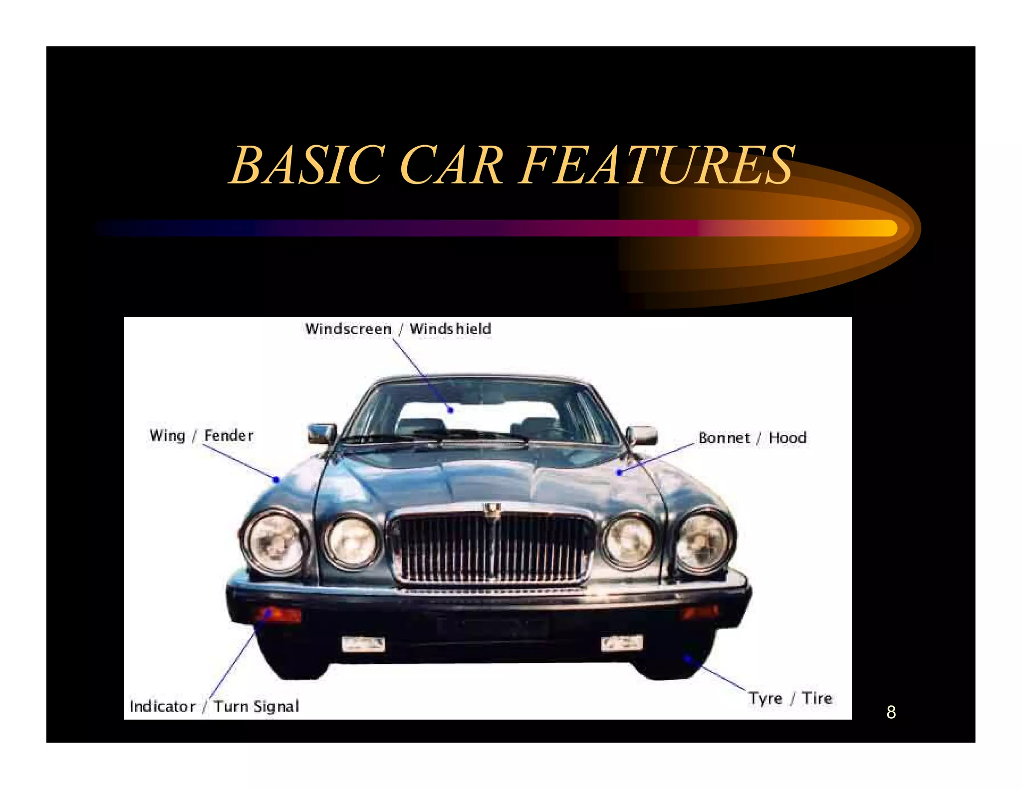 Basic car terminologies | PDF