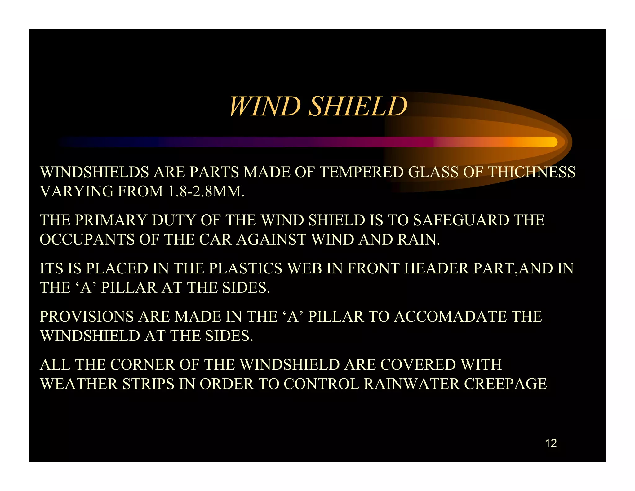 Basic car terminologies ppt | PDF