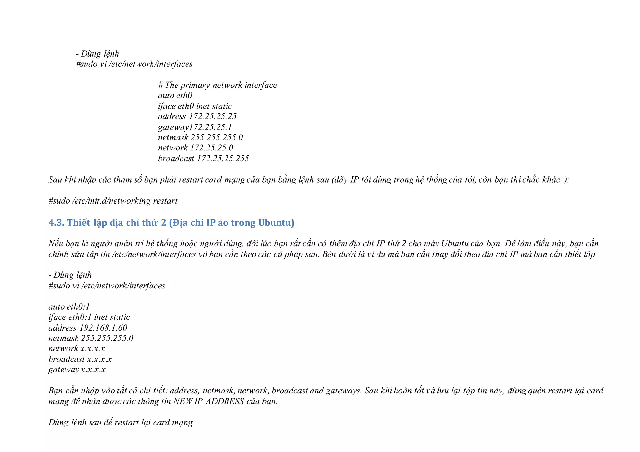 Basic cau hinh ip tren solaris | DOCX