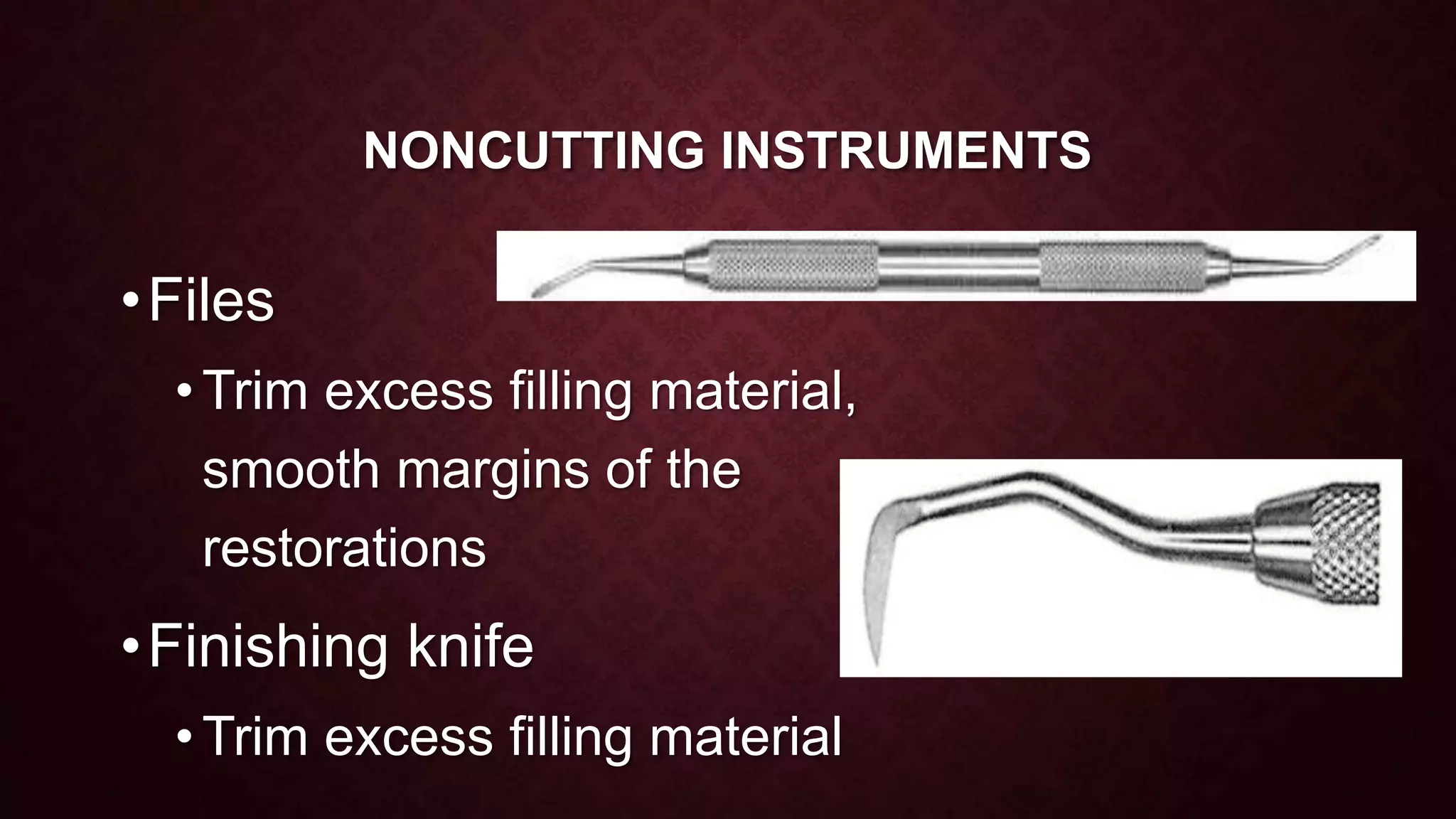 Basic Chairside Instruments: Tray Systems | PPTX
