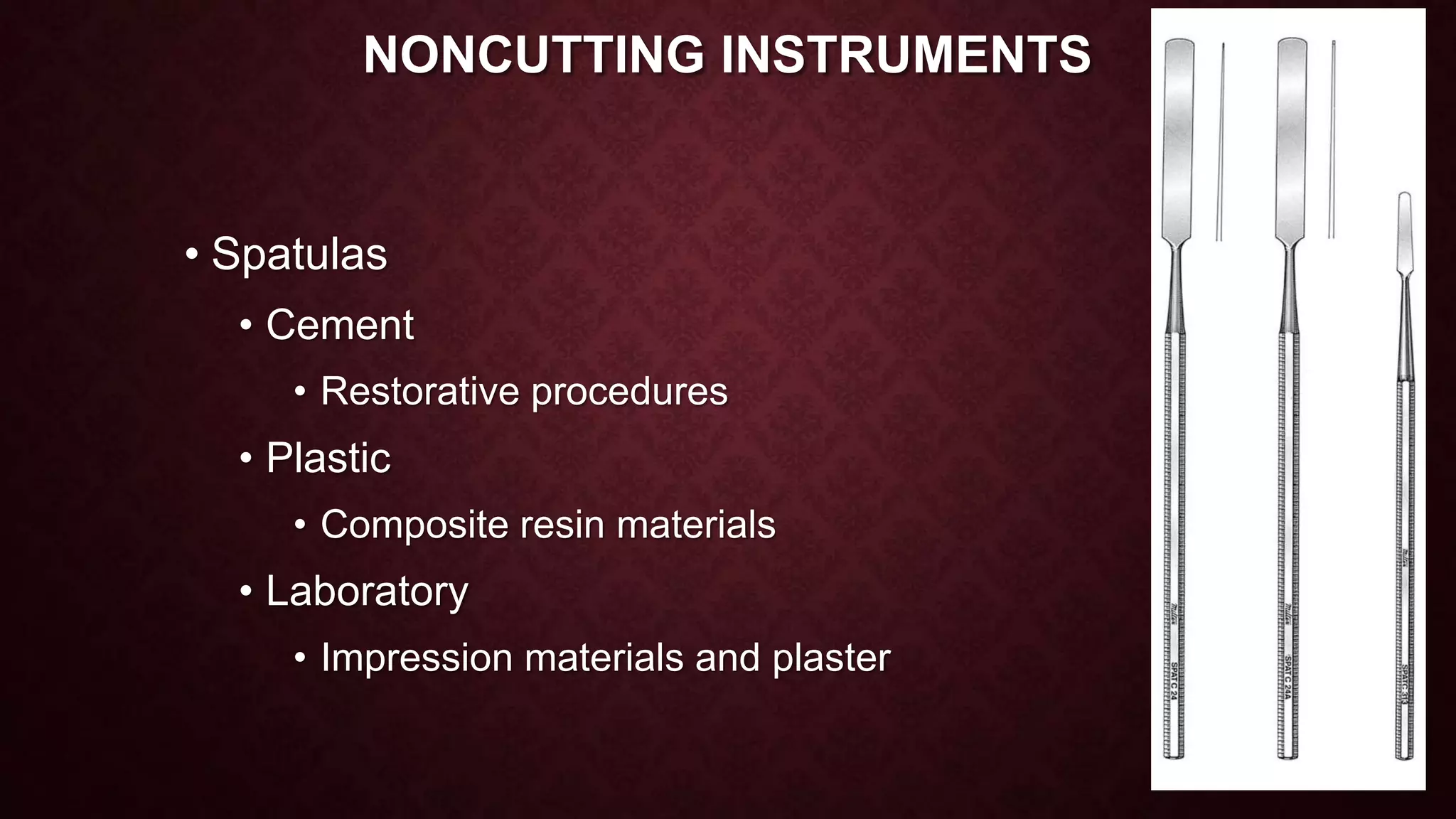 Basic Chairside Instruments: Tray Systems | PPTX