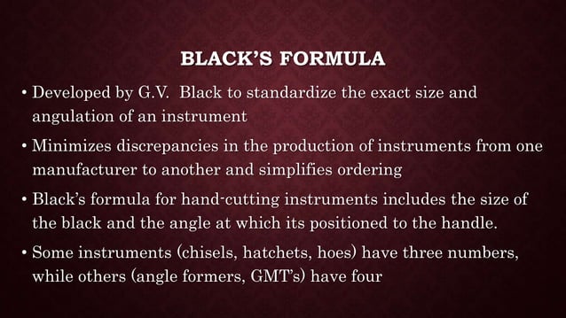 Basic Chairside Instruments: Tray Systems | PPTX