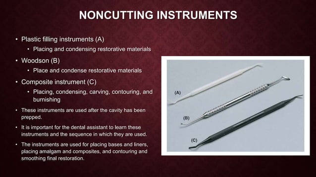 Basic Chairside Instruments: Tray Systems | PPTX