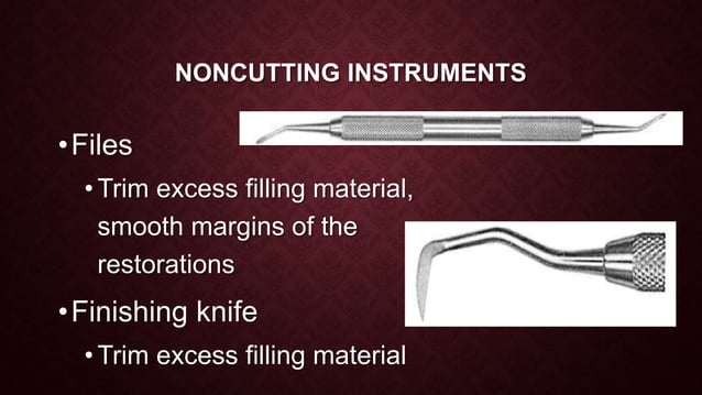 Basic Chairside Instruments: Tray Systems | PPTX