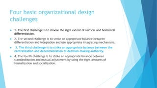 Basic Challenges of Organizational Design.pptx