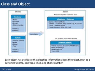 System Analysis and Design - Basic Characteristic of Object-Oriented ...