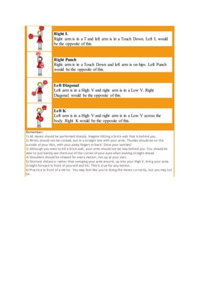 Basic cheerleading motions | DOCX