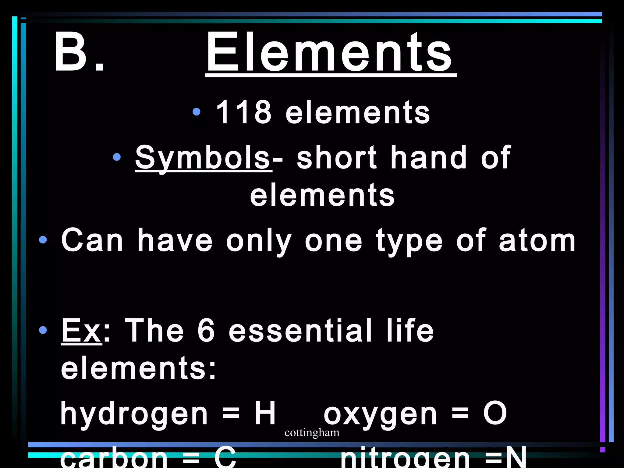 Basic Chemistry for Biologists | PPT