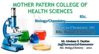 The Basic chemistry 101 | PPTX
