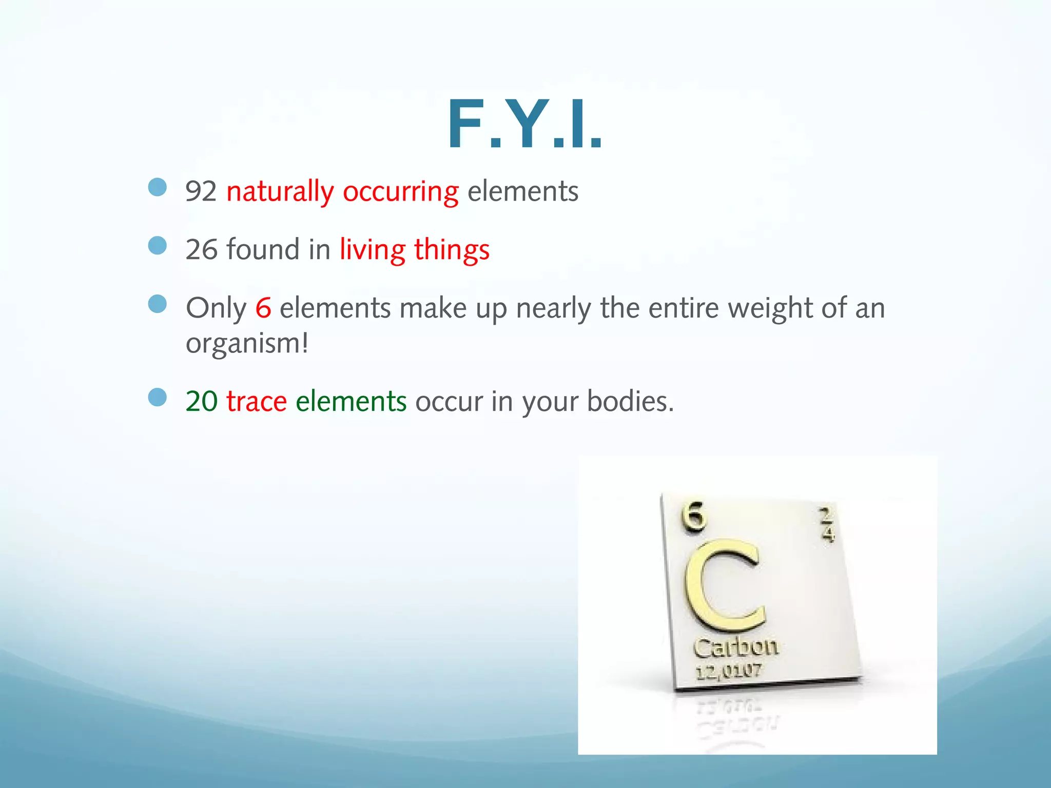 Biochemistry--6.1 Basic Chemistry | PPT