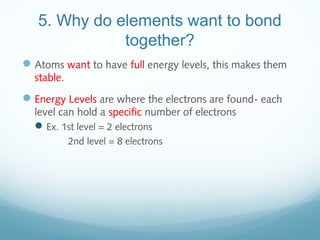 Biochemistry--6.1 Basic Chemistry | PPT
