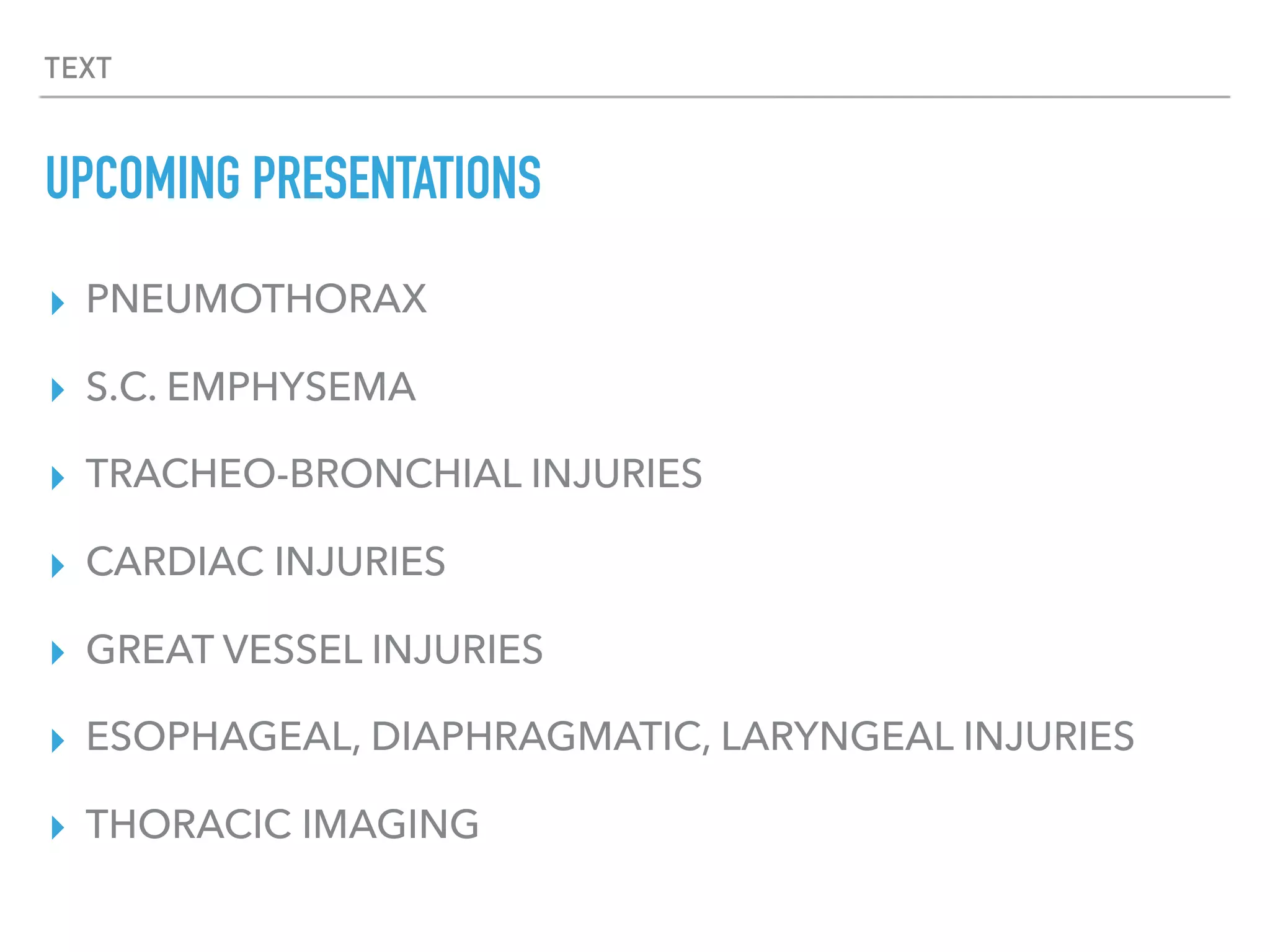 Basic chest trauma | PPT