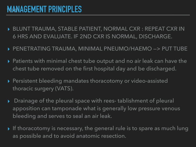 Basic chest trauma | PPT