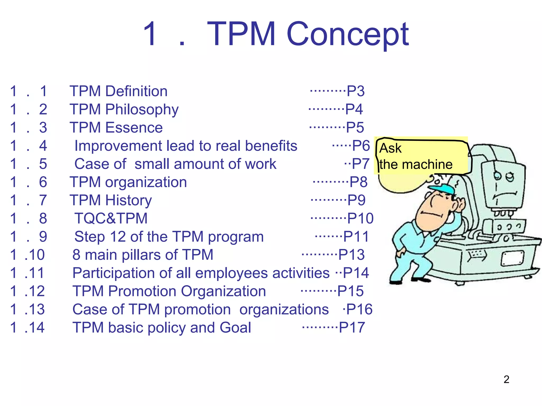 TPM for lean manufacturing | lean tools | PDF