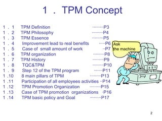 TPM for lean manufacturing | lean tools | PDF