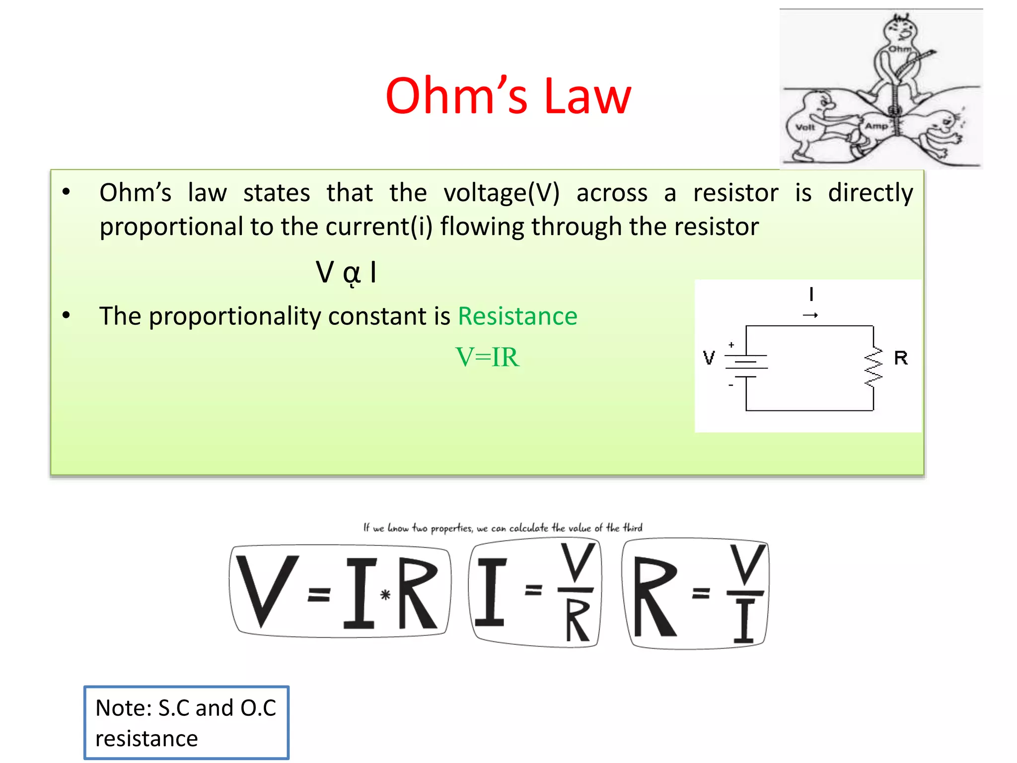 Basic circuit laws | PPTX