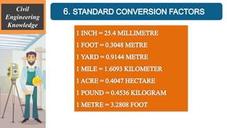 Basic civil engineering knowledge | PPTX