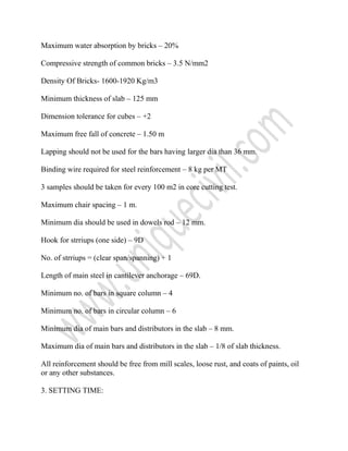 Basic civil engineering part 1 | PDF