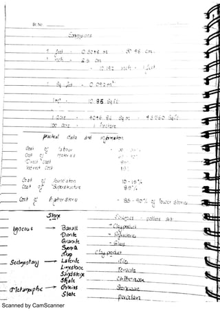 Basic civil notes | PDF