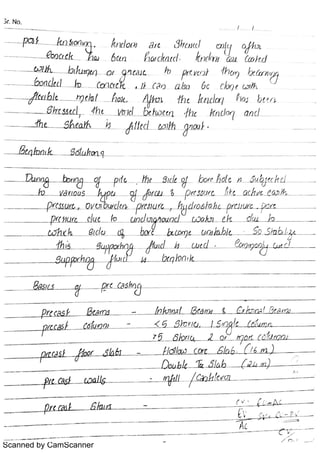 Basic civil notes | PDF