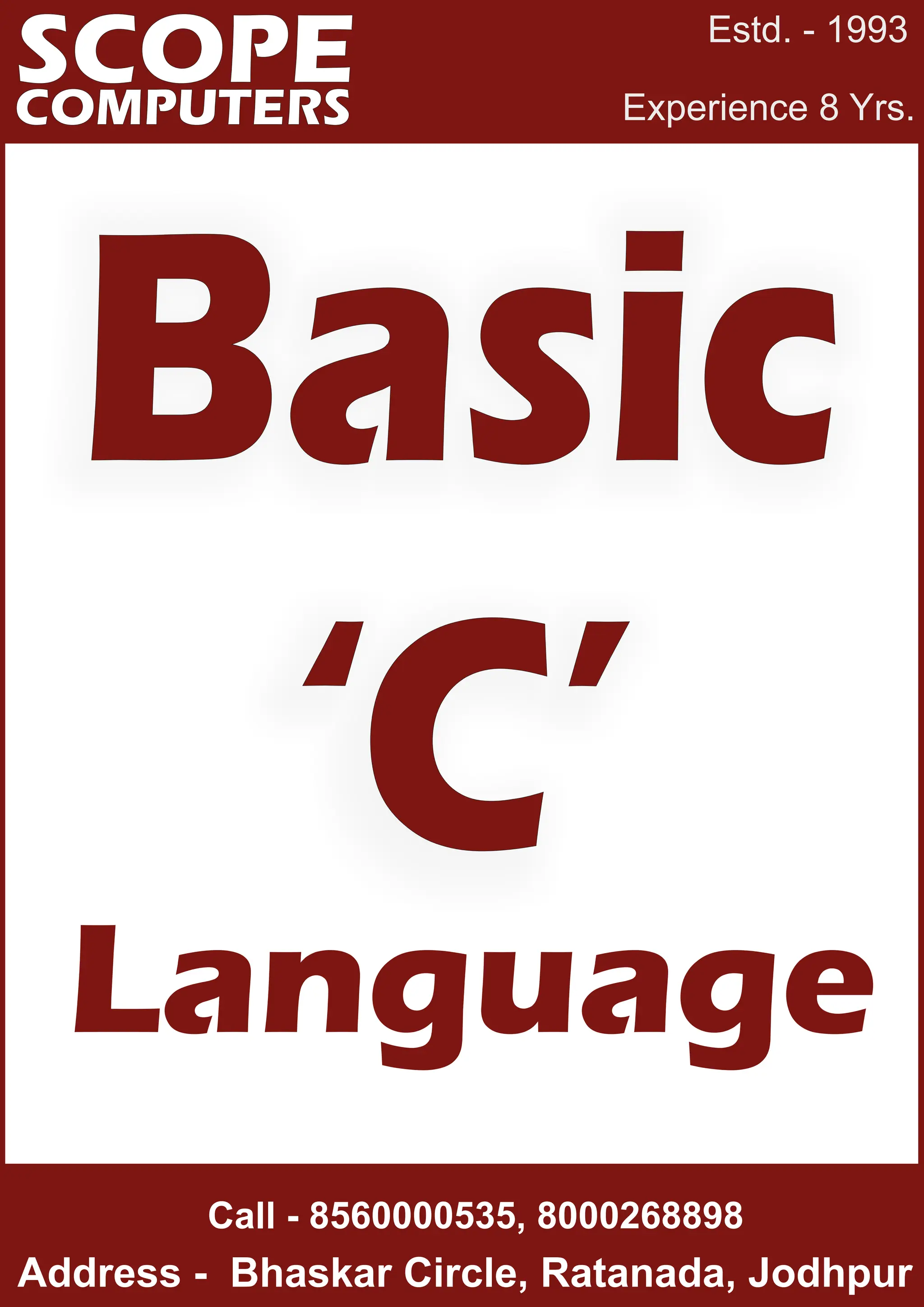 basic c language sllaybus scope computers | PDF
