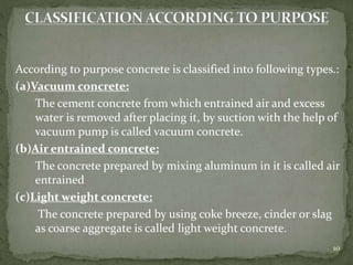 Basic classification of concrete | PPSX | Civil Engineering Industry ...