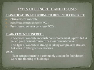 Basic classification of concrete | PPSX | Civil Engineering Industry ...