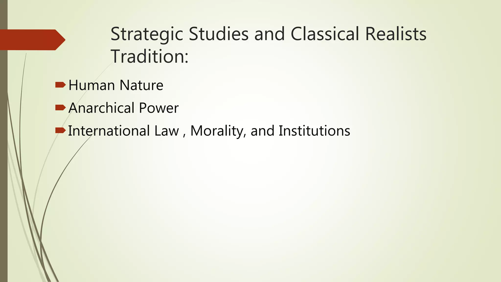 Basic class of strategic studies | PPTX