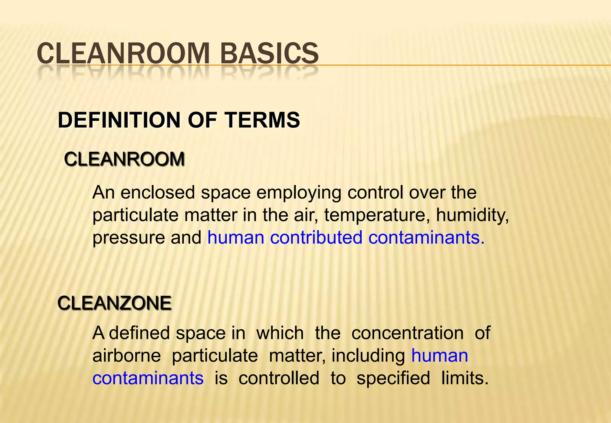 Basic Cleanroom Protocol | PPTX