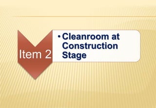 Basic Cleanroom Protocol | PPTX