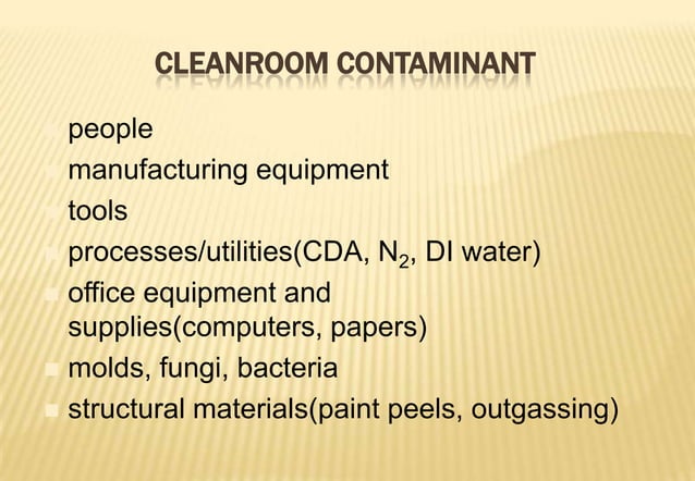 Basic Cleanroom Protocol | PPTX