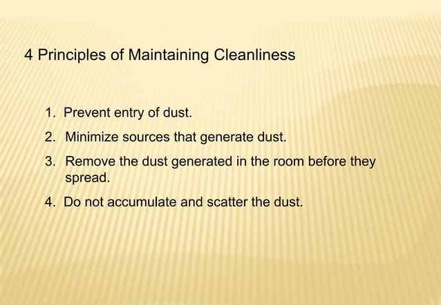 Basic Cleanroom Protocol | PPTX